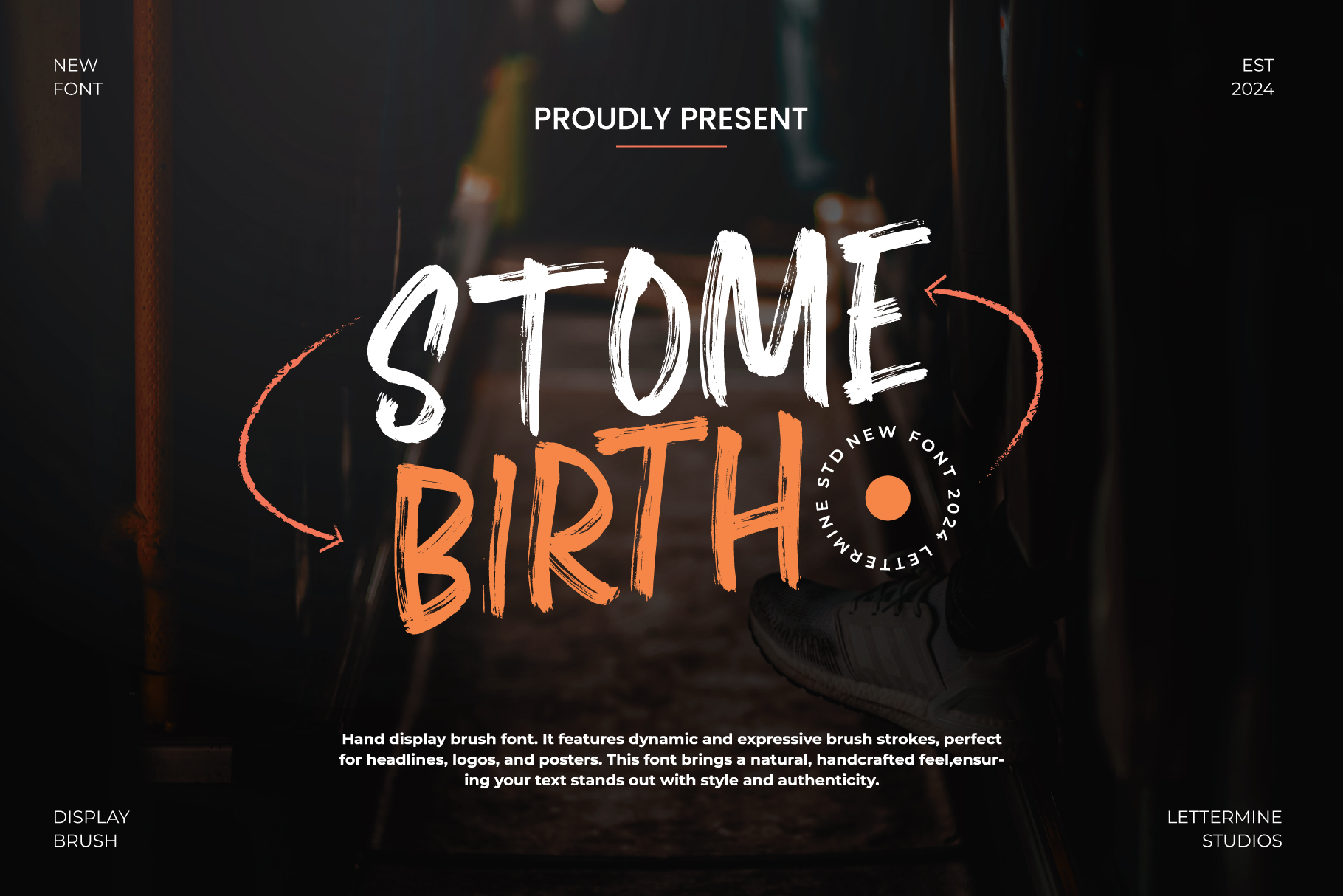 Stome Birth Font by Lettermine Studio